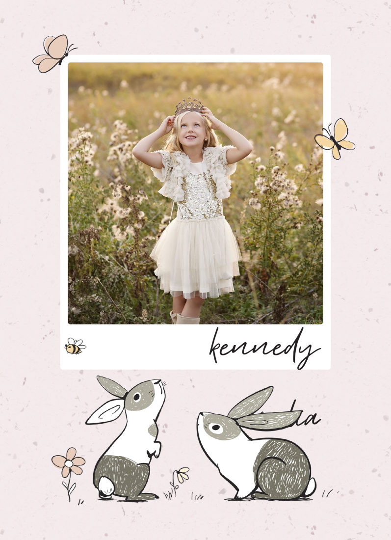 Little Bunnies Stationery | Baby & Kids Card | WHCC